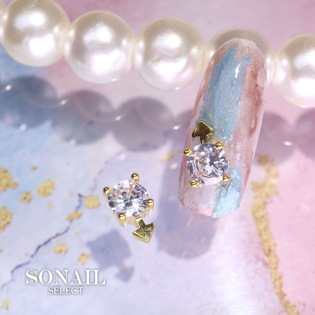 SONAIL アローマーク ラウンドビジュー ゴールド FY001655 | SONAIL,パーツ | SONAIL SELECT