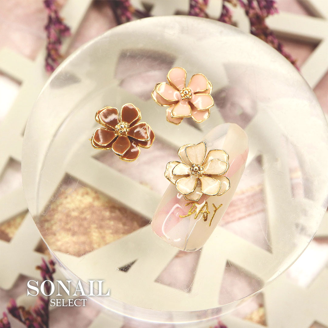 SONAIL バイカラーフラワー フェイクセラミック アソートFY001490 | パーツ,花 | SONAIL SELECT