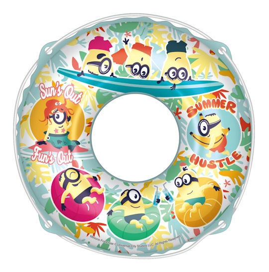 ONOEMAN（尾上萬） ミニオン うきわ60cm minions float 浮き輪 キッズ 男の子 女の子 2歳 3歳 こども | 水遊び ...