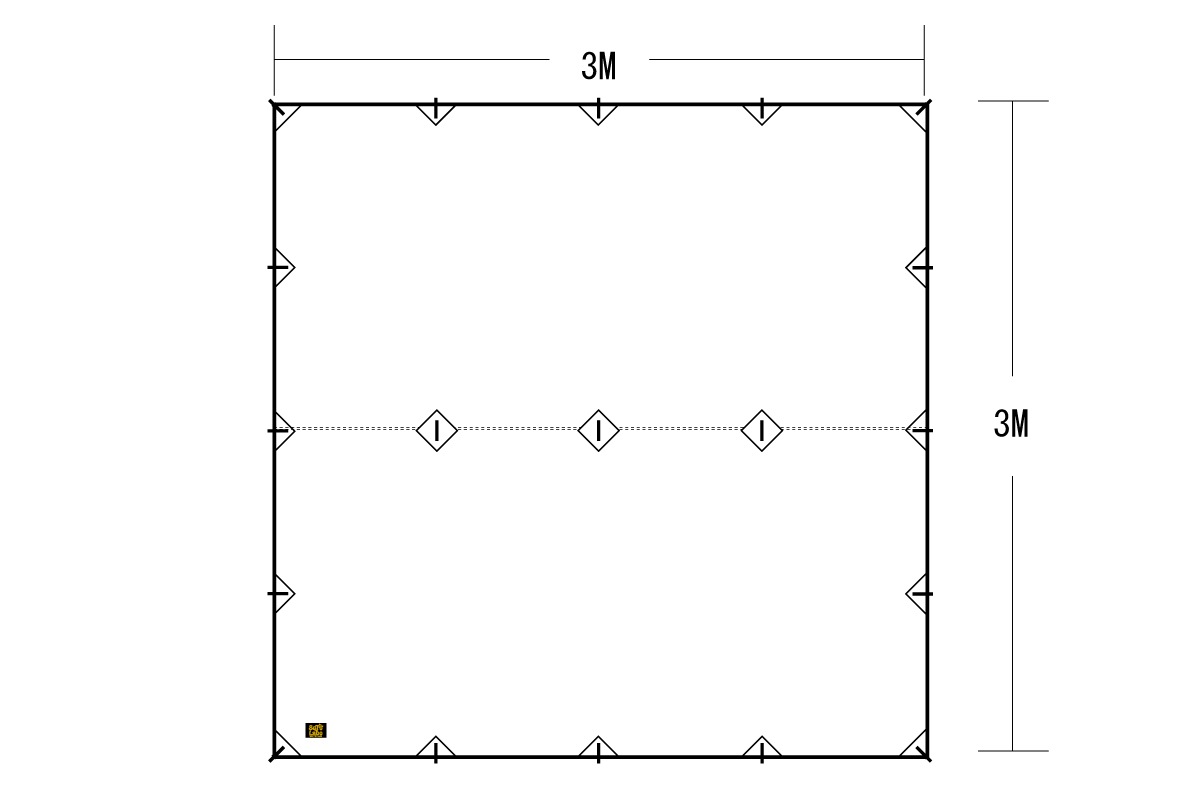 KOKAGE tarp minimum ARMYGREEN | Tarp | | SotoLabo