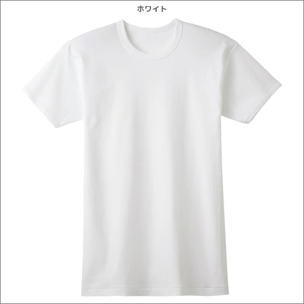 保温平台 暖かソフト クルーネックTシャツ 半袖丸首 2枚組 グンゼ