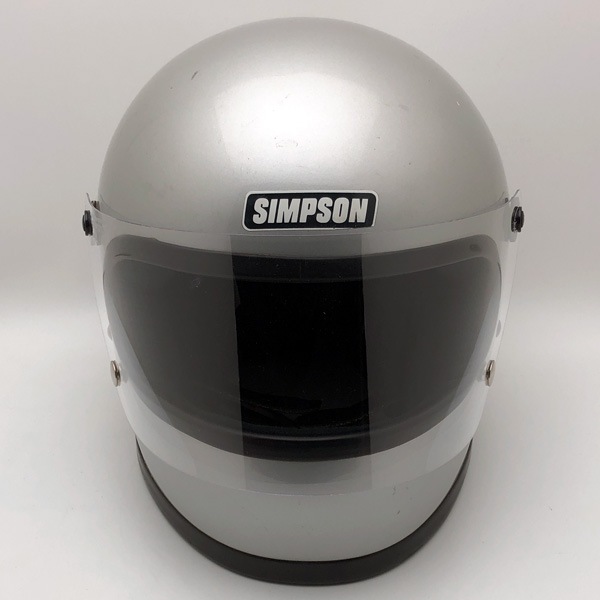 BHVクリアシールド付 SIMPSON M80 SILVER 59cm | SPEED ADDICT