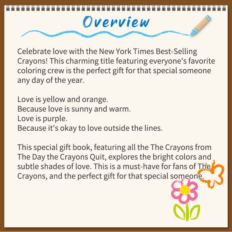 【洋書】ラブ・フロム・ザ・クレヨンズ [ドリュー・デイウォルト / イラスト：オリバー・ジェファーズ] Love from the ...