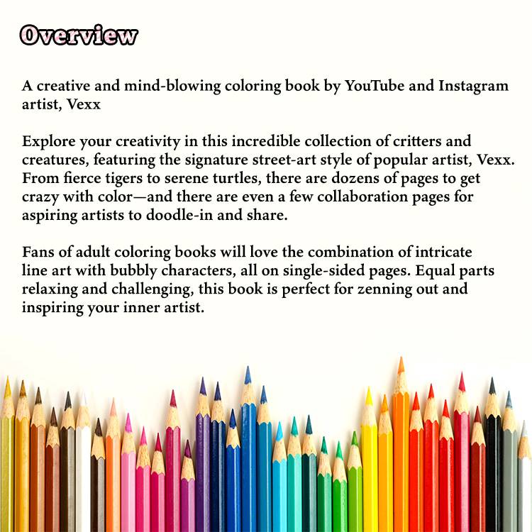 【洋書】クリエイトピア: 塗り絵 [ヴェックス] Creatopia: A Coloring Book [Vexx] 子供 大人 | 毎日最 ...