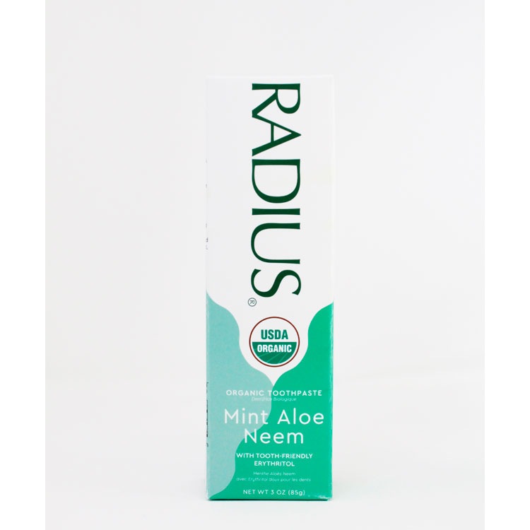 ラディウス USDA オーガニック ミント アロエ ニーム 歯磨き粉 85g (3oz) RADIUS USDA Organic Mint ...