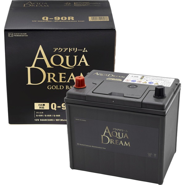 GB-Q-90Rｱｸｱﾄﾞﾘｰﾑｺﾞｰﾙﾄﾞﾊﾞｯﾃﾘｰ | 【アイドリングストップ車用バッテリー】,AQUA DREAM | | SPHKK(総合パーツ販売株式会社）