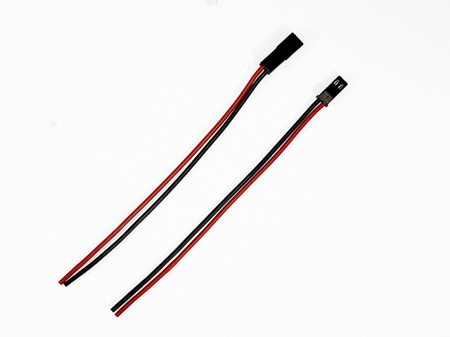 BECコネクター (オス/メス)黒ハウジング 120mmシリコンコード20AWG付1ペア BEC Connecter (male/female ...