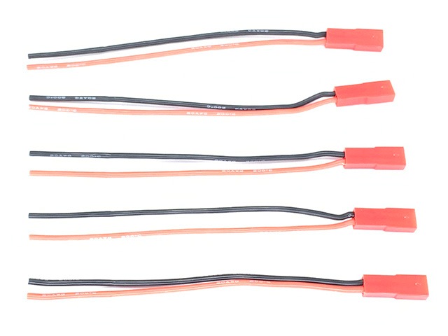 BECコネクター メスセット(コード長100mm) 5個入 BEC Connector Female set (Code100mm) 5pcs ...