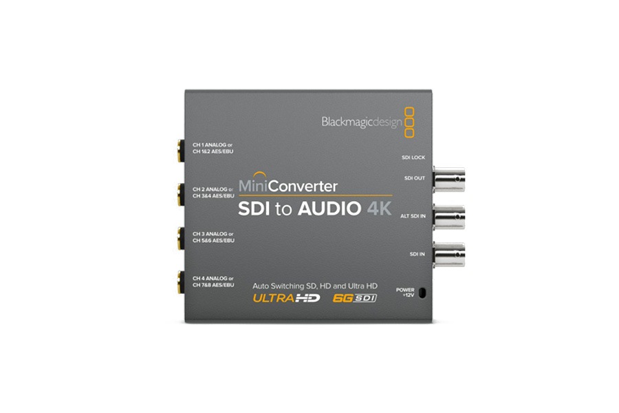 STAR | Blackmagic Design Mini Converter - SDI to Audio 4K | 映像制作,映像配信機器