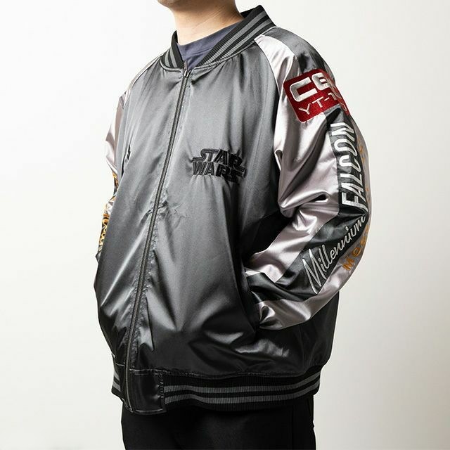 スターウォーズ アウター スカジャン L ミレニアム ファルコン STAR WARS キャラクター グッズ 公式] STAR WARS スター・ウォーズ ミレニアム・ファルコン スカジャン