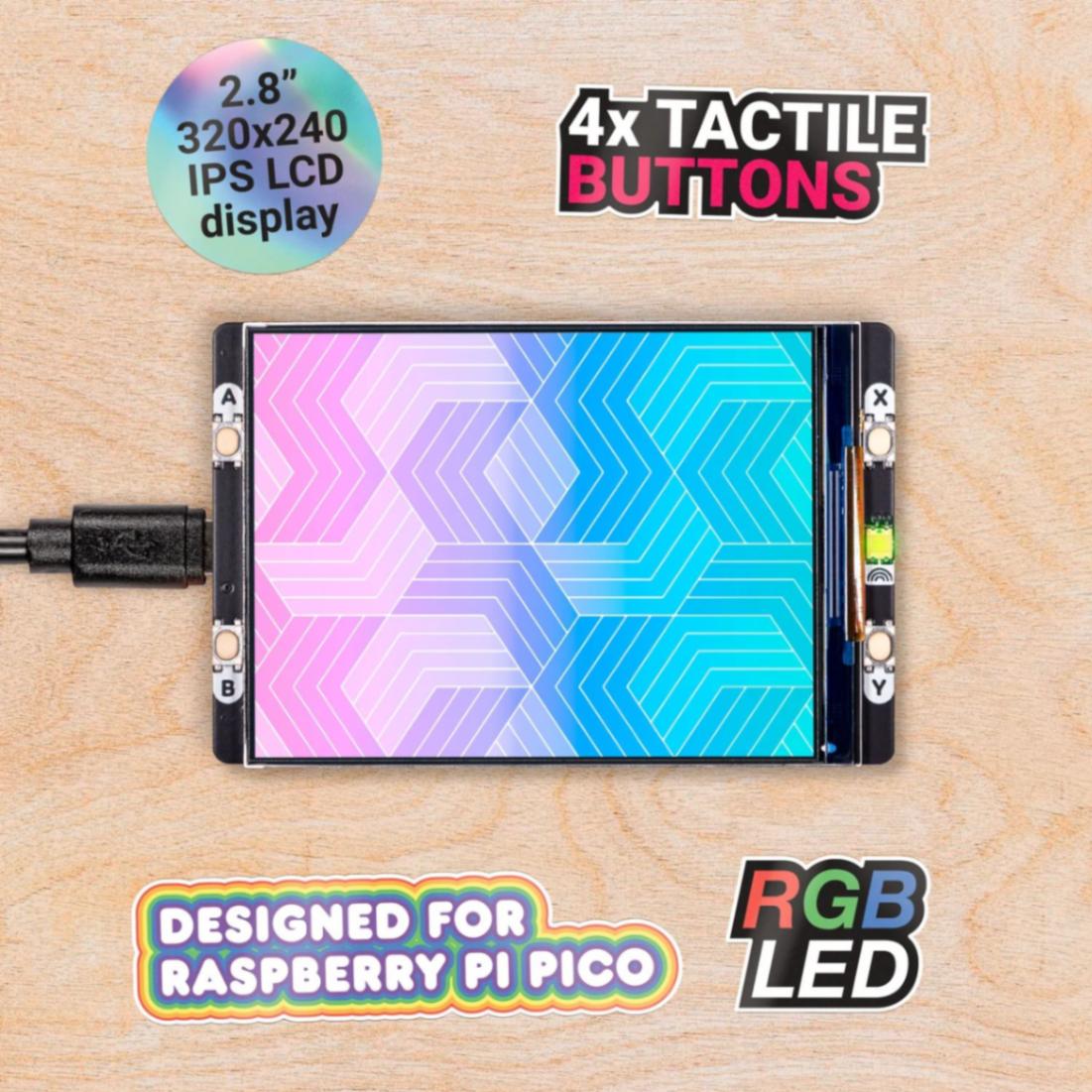 Pimoroni Pico Display Pack 2.8 | Raspberry Pi | | Stella Symphony
