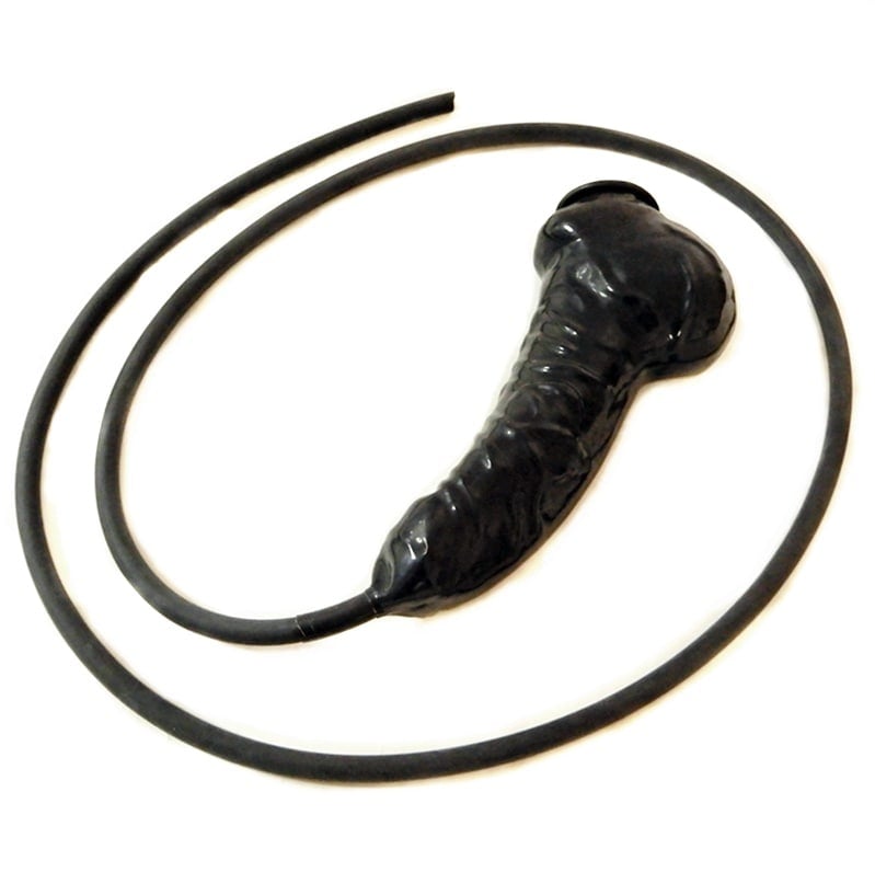 【Regulation】Rubber Cock & Ball Sheath with Piss Tube[Black] | すべての商品 ...