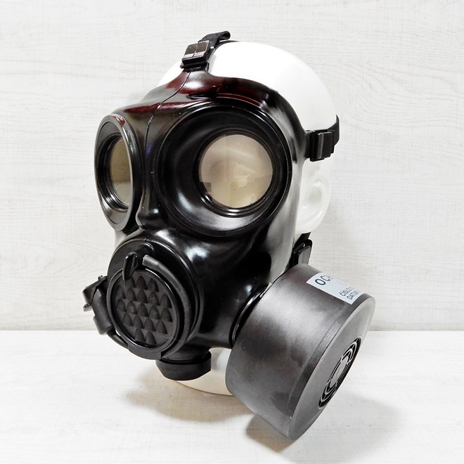 【GasMask】Czech OM-90 Gas Mask[Black][M~L] | MASK | | St.FeLair Online Store