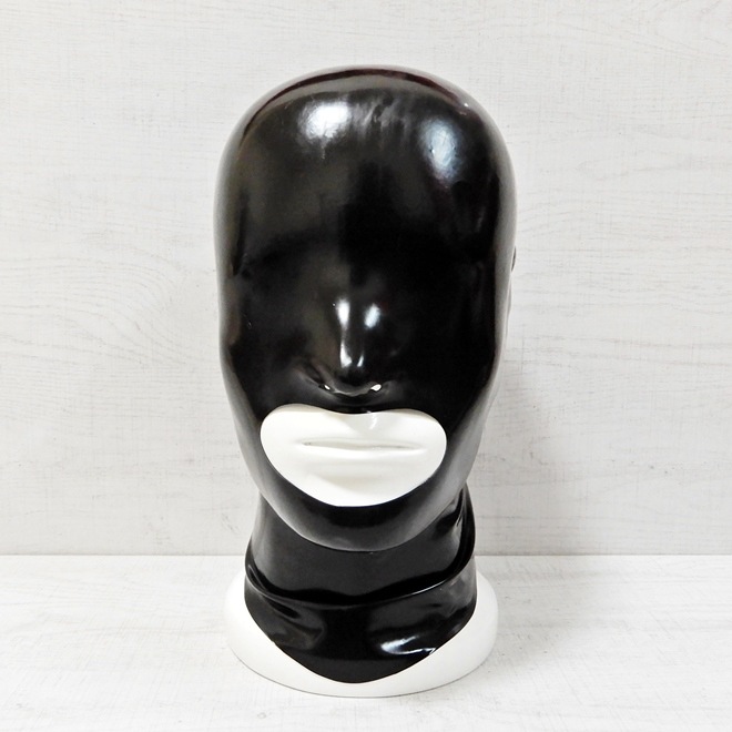 【Bizarre-Rubber-Shop(Fetisso)】Anatomical Mask, Eyes Closed[M][L][Black ...