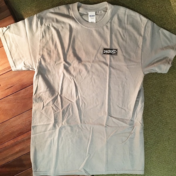 DISCHORD / Dischord Box Logo T-SHIRTS(LIGHT GRAY)