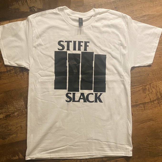 STIFFSLACK / Love To BLACK FLAG T-SHIRTS (WHITE) | STIFF SLACK WEBSHOP