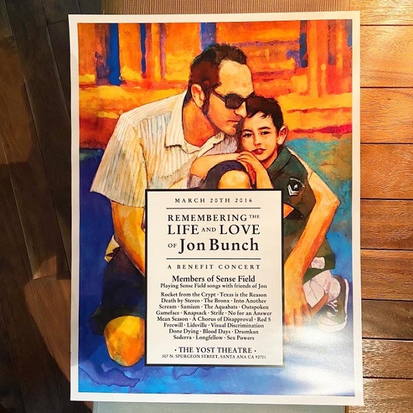 SENSE FIELD / Jon Bunch Memorial Concert POSTER