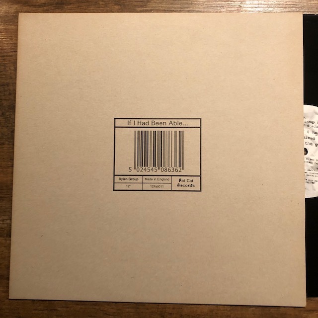 DYLAN GROUP / If I Had Been Able ... 12"