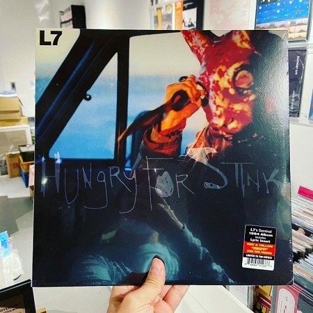 L7 / Hungry For Stink LP(RED/YELLOW) | STIFF SLACK WEBSHOP
