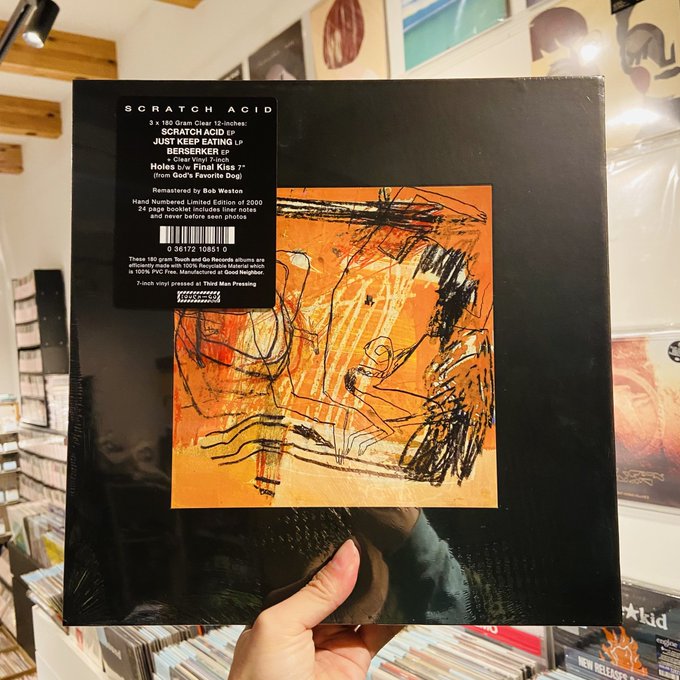 SCRATCH ACID / Sctatch Acid Box Set 3xLP+7"+BOOK BOX