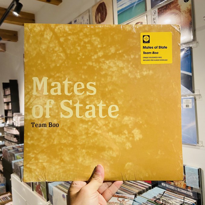 MATES OF STATE / Team Boo LP(YELLOW) | STIFF SLACK WEBSHOP