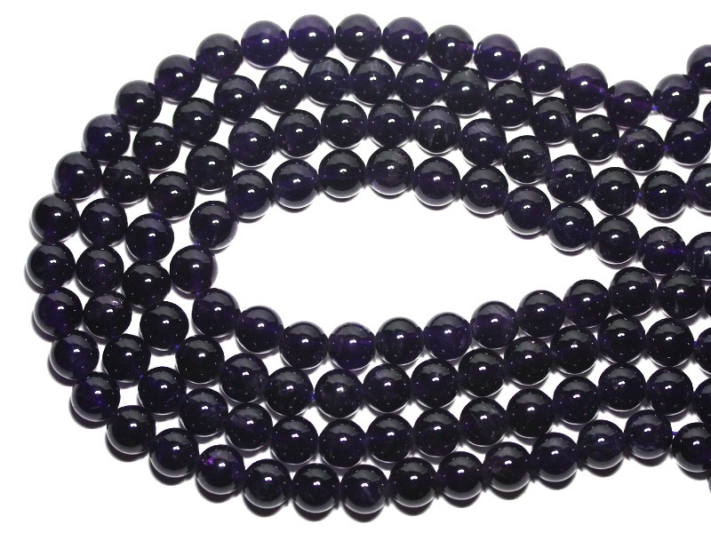 【丸ビーズ】アメジスト (3A) 10mm | すべての商品｜パワーストーン卸・天然石卸問屋のストーンキャッスル