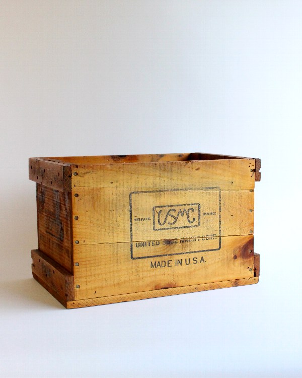 "USMC" Wood Box [生活雑貨とアンティークのオンラインショップ STORAGE Mercantile Co.]