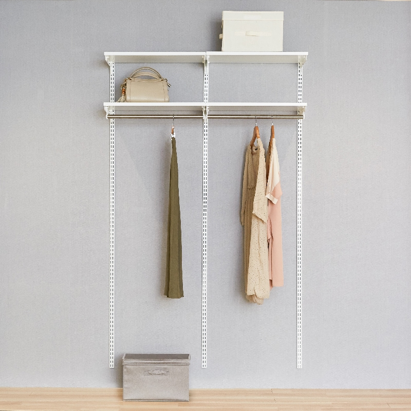 システム収納 Fitrack 可動棚 クローゼット収納C ｜【公式】STYX（ス・ティックス）システム収納・壁面収納（フィットラック・ピットフィット）