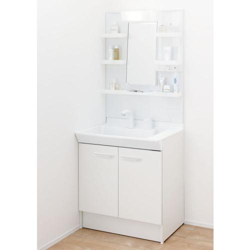 LIXIL リクシル 洗面化粧台 PVシリーズ 間口750ミリ 1面鏡(LED照明) PV2N-755SY/VP1H+MPV1-751YJU | 洗面化粧台 | スイスイマート