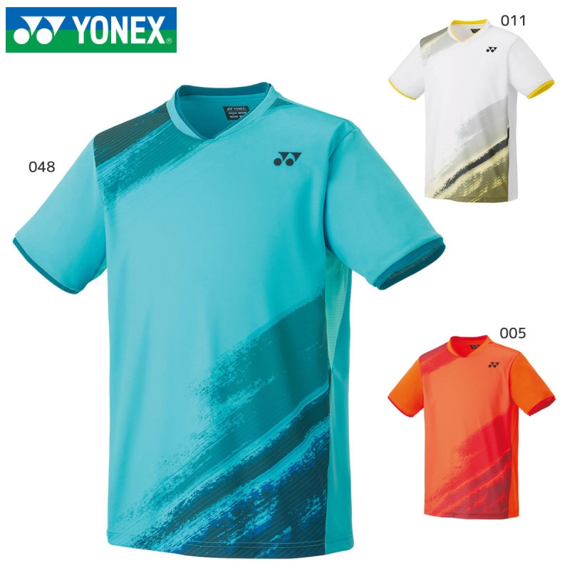 YONEX 10541 ユニゲームシャツ(フィットスタイル) バドミントンウェア(ユニ/メンズ) ヨネックス 2023FW【日本バドミントン協会審査合格品/メール便可】 | 【SUNFAST ...