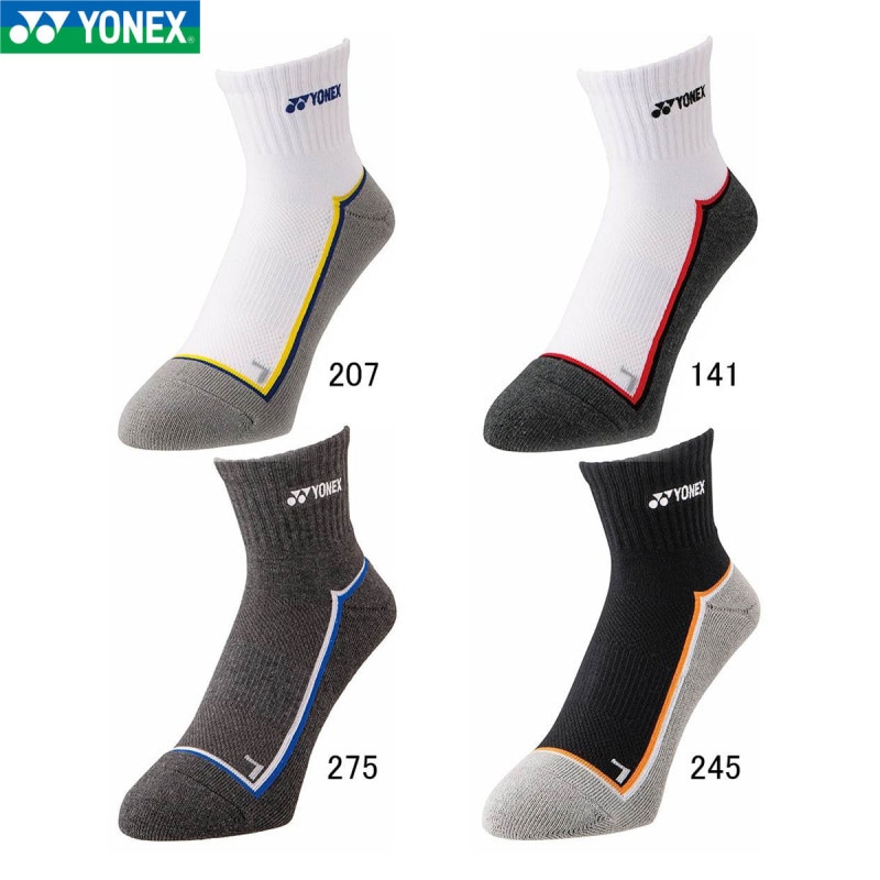 YONEX 19238 メンズアンクルソックス(メンズ) バドミントン・テニス ヨネックス 2025SS【メール便可】 | 【SUNFAST】スポーツ用品の通販ショップ