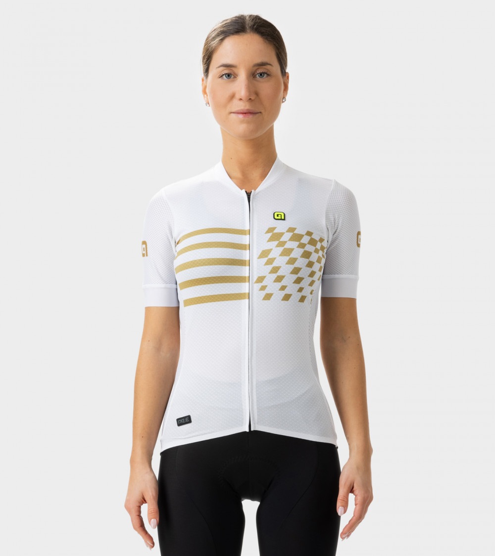 〈ALE〉PLAY LADY 半袖ジャージ _WHITE | ALE | SUNNYSIDE松谷サイクルWEB店