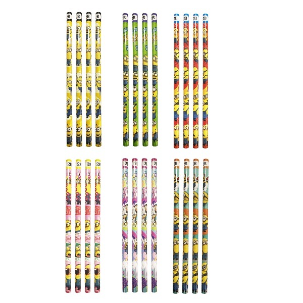ミニオンズ4P鉛筆2B 25個セット