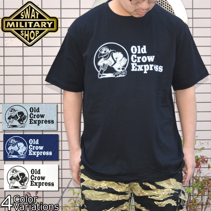 ミリタリーショップ専門店 SWAT | SWAT ORIGINAL B-52 Old Crow Express プリント Tシャツ 【メール便 ...
