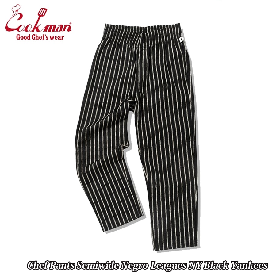 ミリタリーショップ専門店 SWAT | Cookman Chef Pants Semiwide Negro Leagues NY Black ...