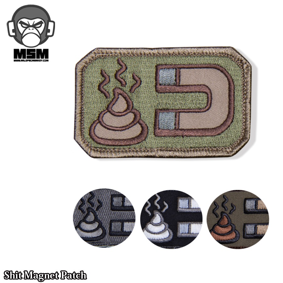 ミリタリーショップ専門店 SWAT | Mil Spec Monkey(ミルスペックモンキー) Shit Magnet Patch 【メール便 ...
