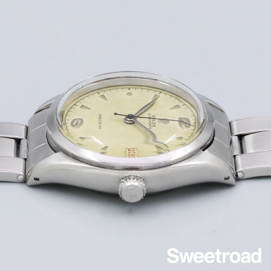 ロレックス オイスターデイト Ref.6294 Cal.740 1953年製 w-29000gnz | スイートロード-Sweetroad ...