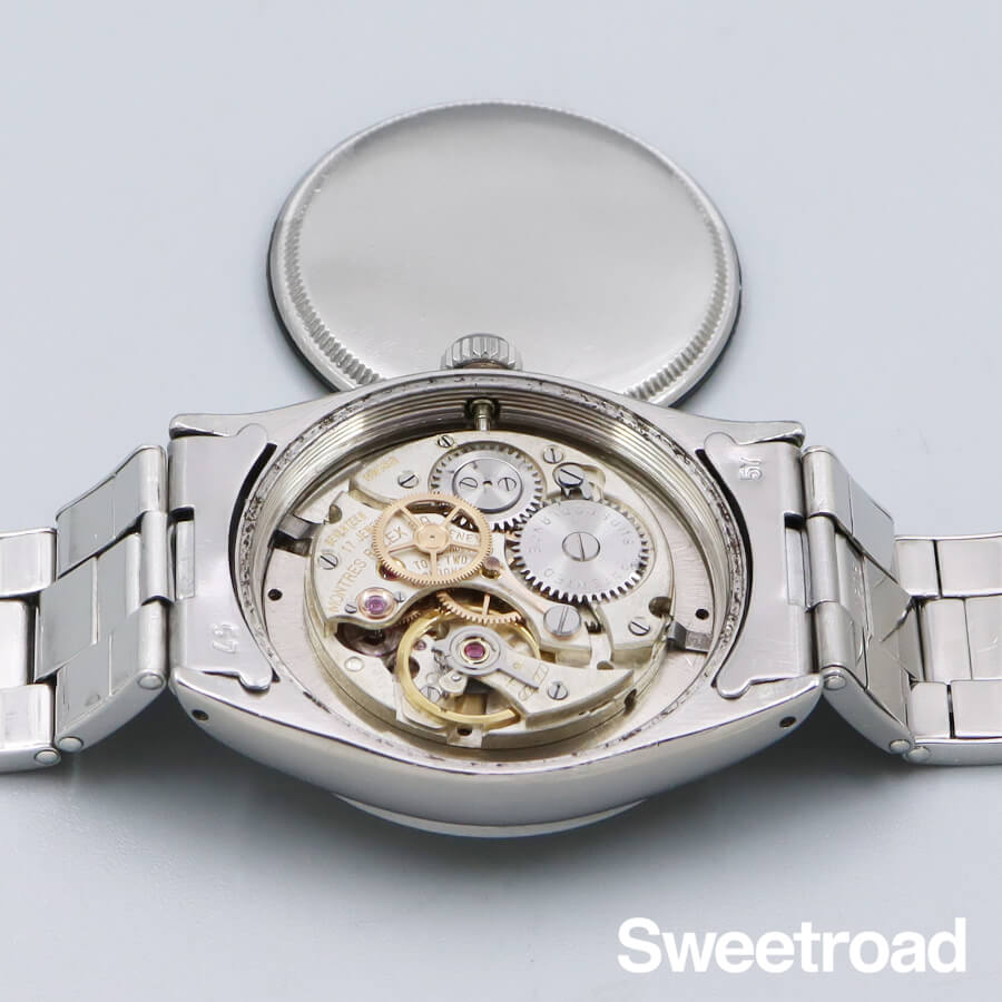 ロレックス オイスターデイト Ref.6294 Cal.740 1953年製 w-29000gnz | スイートロード-Sweetroad ...