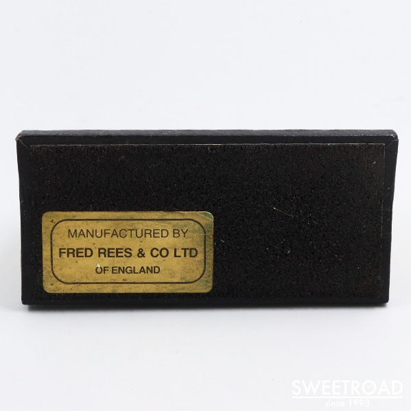 パーペチュアル・デスクカレンダー FRED REES & CO LTD イギリス製 台座付き ゴールド 英語表記・フルスペル ヴィンテージ ...