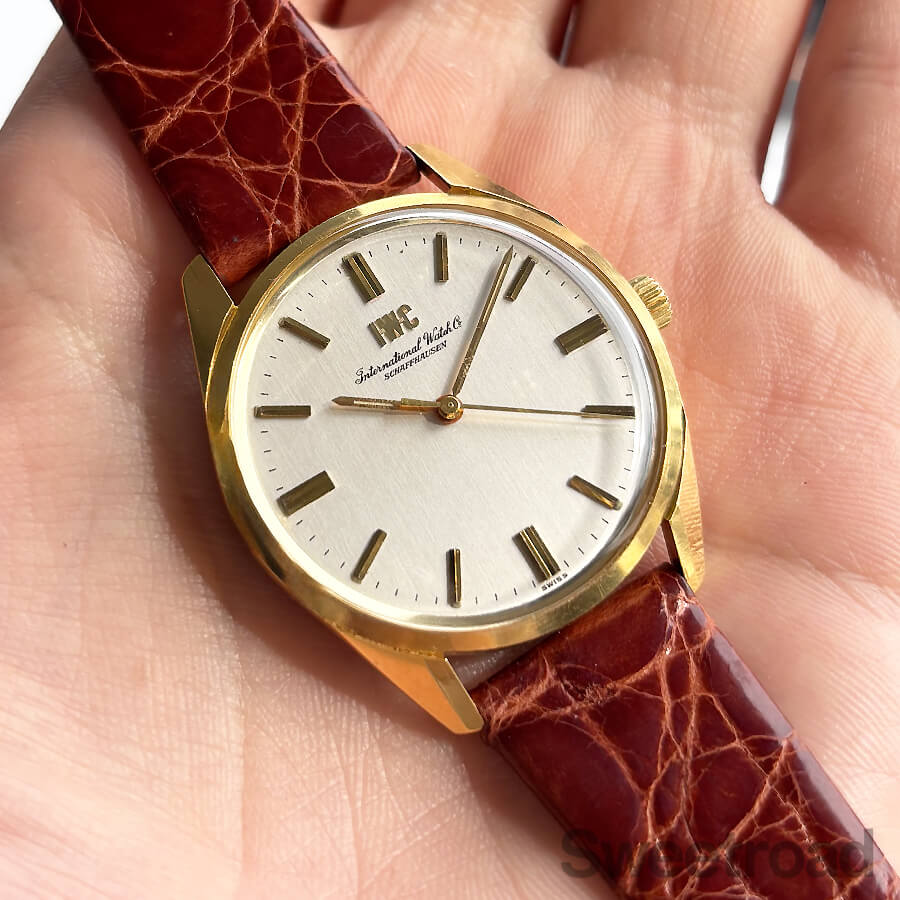 IWC 18KYG Cal.89 Ref.R810 1968年製 | スイートロード-Sweetroad | ヴィンテージ時計販売・修理専門店