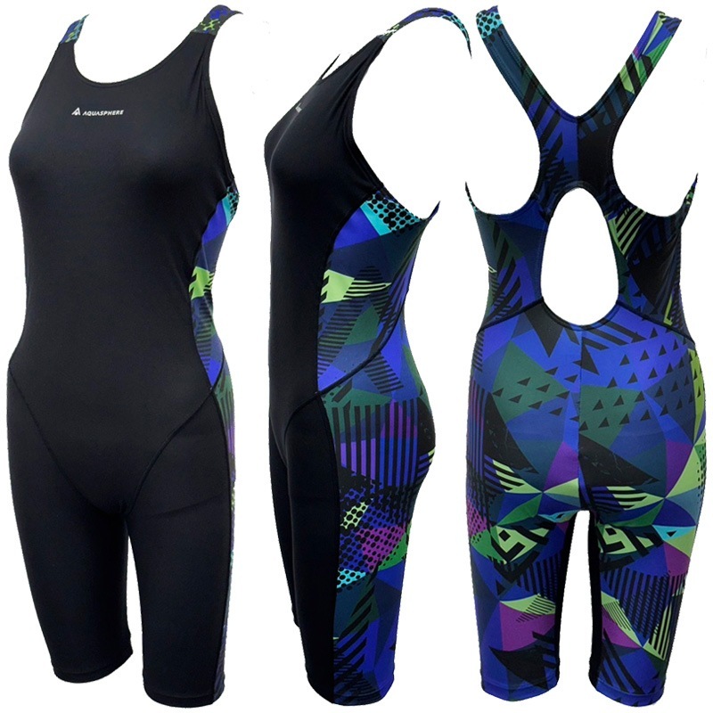 アクアスフィア(aquasphere) 女性用 練習用水着 SAVAN レディスオールインワン 4490 BLACK/BLUE | アクアスフィア(aquasuphere)水着,レディス ...