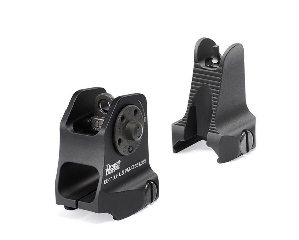 DANIEL DEFENSE RAIL MOUNTED SIGHT SET AR-15 IRON SIGHT SET ブラック ...