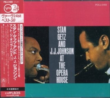 Stan Getzスタン・ゲッツ/ J.J.JOHNSON/At the Opera House | 海外ジャズ・インスト,アーチスト(S ...