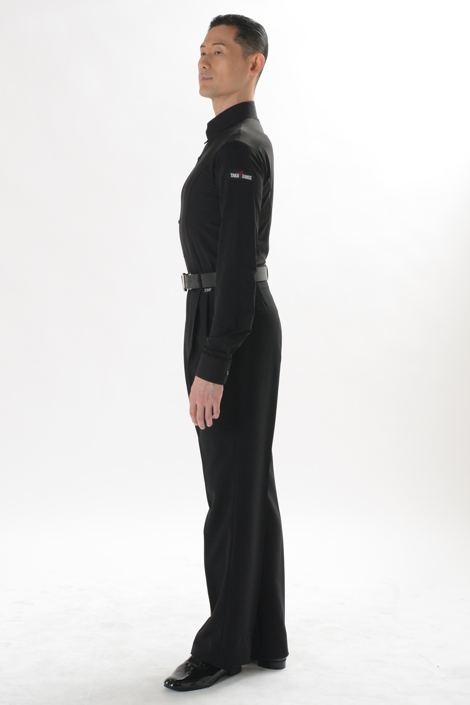 MS344｜ボタンダウン インナーパンツ付き 社交ダンス ストレッチシャツ 兼用シャツ 練習用シャツ | MENS,シャツ,兼用/練習用 ...