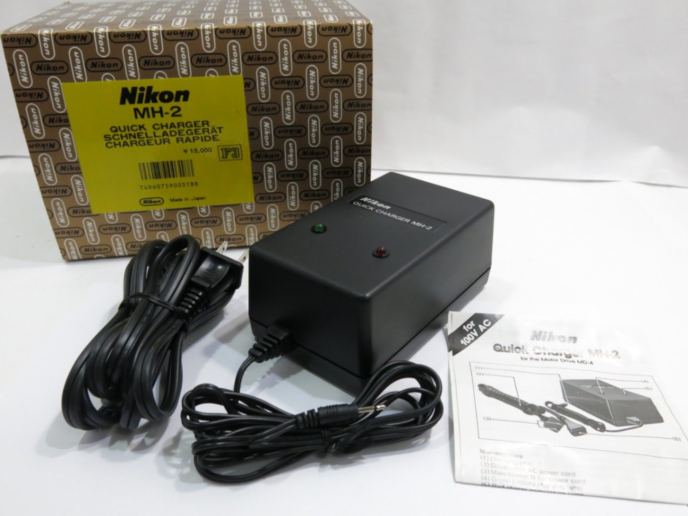 [美品・クイックチャージャー] Nikon MH-2 QUICK CHARGER F3用 ニコン [管YM39] | すべての商品 | カメラの多成堂