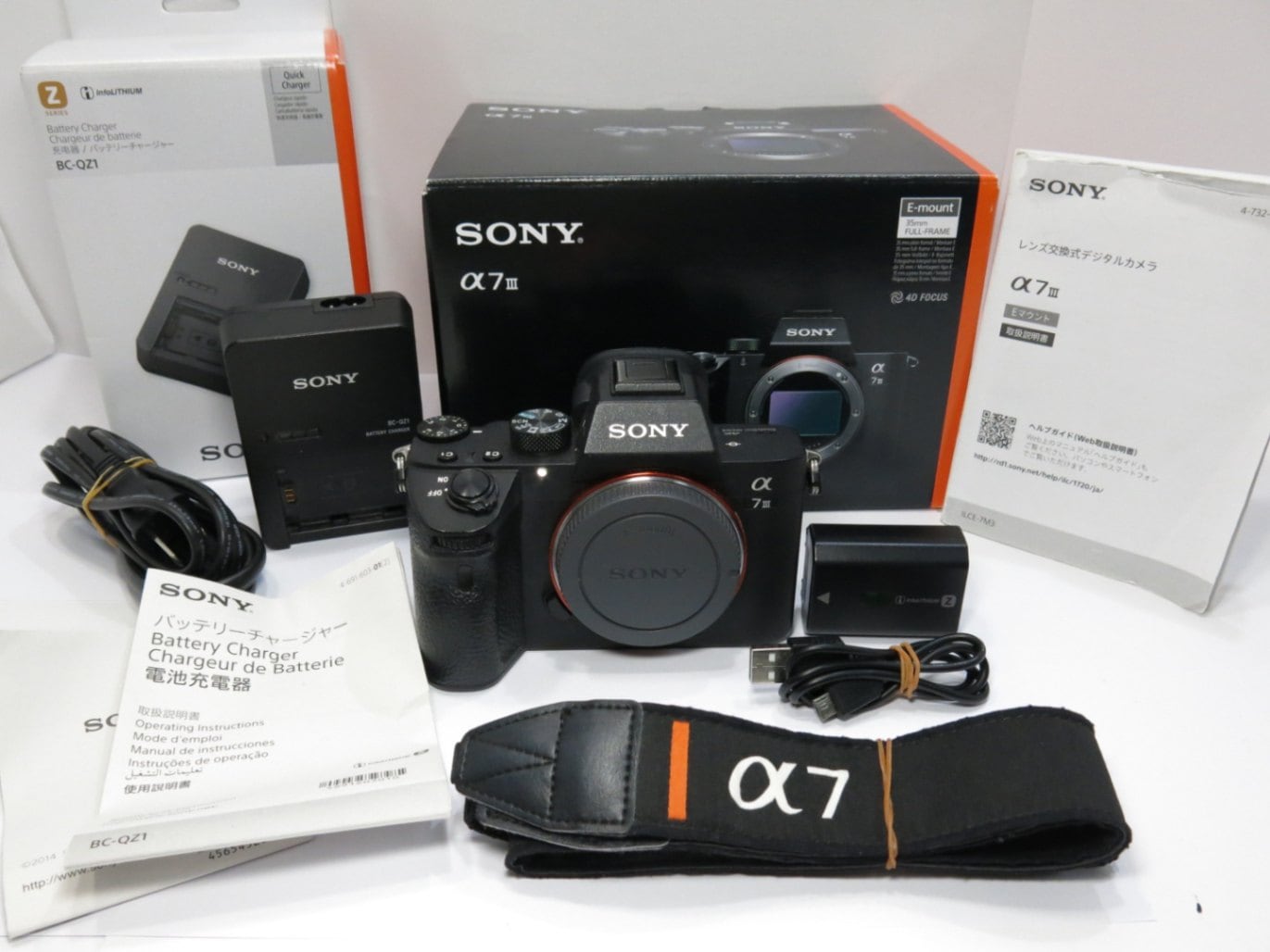 SONY α7III ボディー ILCE-7M3 BC-QZ1 別売充電器付 [管GF268] | ミラーレス一眼カメラ | カメラの多成堂