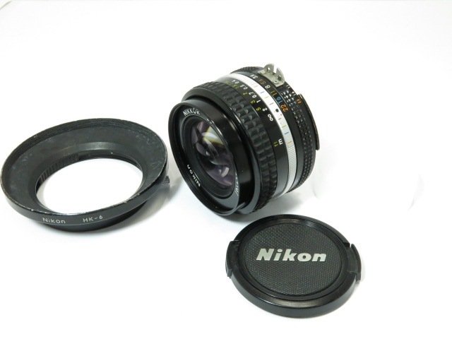 Nikon Ai-s 20mm F3.5 HK-6 メタルフード付 ニコン [管NI2479] | 交換レンズ | カメラの多成堂