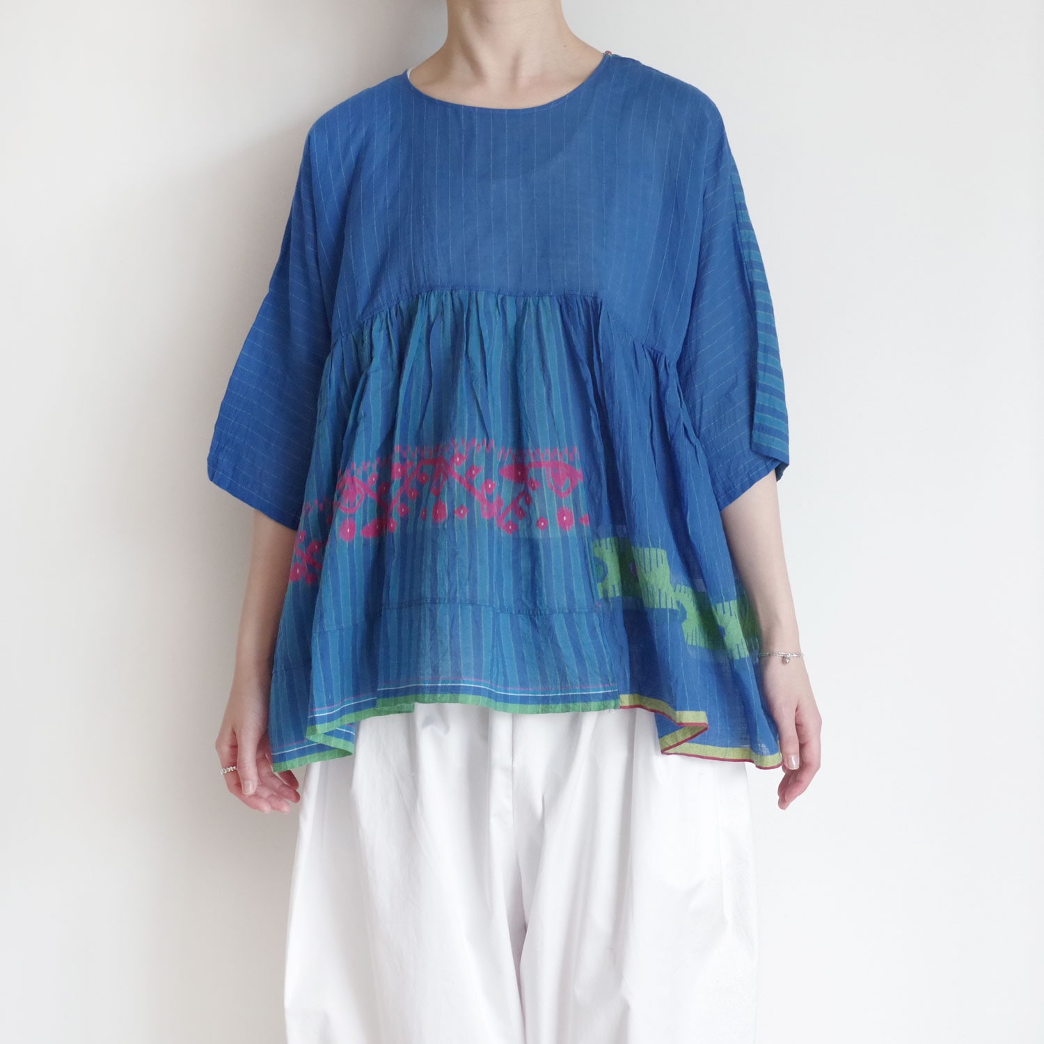 injiri インジリ : Jodhpur-97 ジャムダニ織りブラウス | Tops | trip&things 通販・販売
