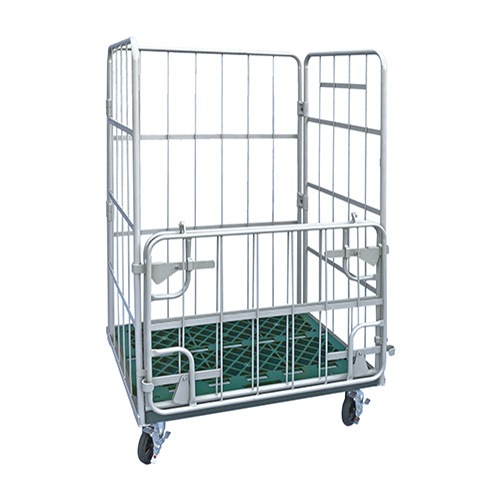 ヤマトモビリティ＆Mfg. コンビテナーダブルゲート付 LRC80-PI（WG） W1100×D800×H1700mm | タニックスショップ-台車館