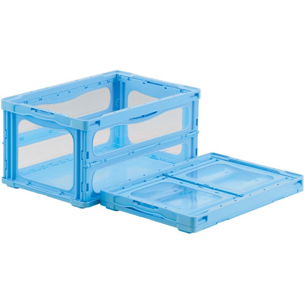 【コンテナ館】三甲(サンコー) マドコンライト O-40B ブルー